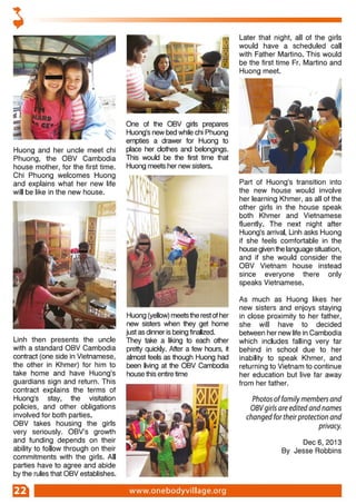 One Body Village - Newsletter Volume 7 | PDF