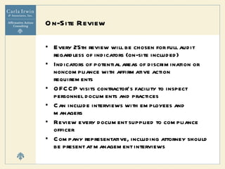 OFCCP Compliance Review Steps and Strategies | PPT