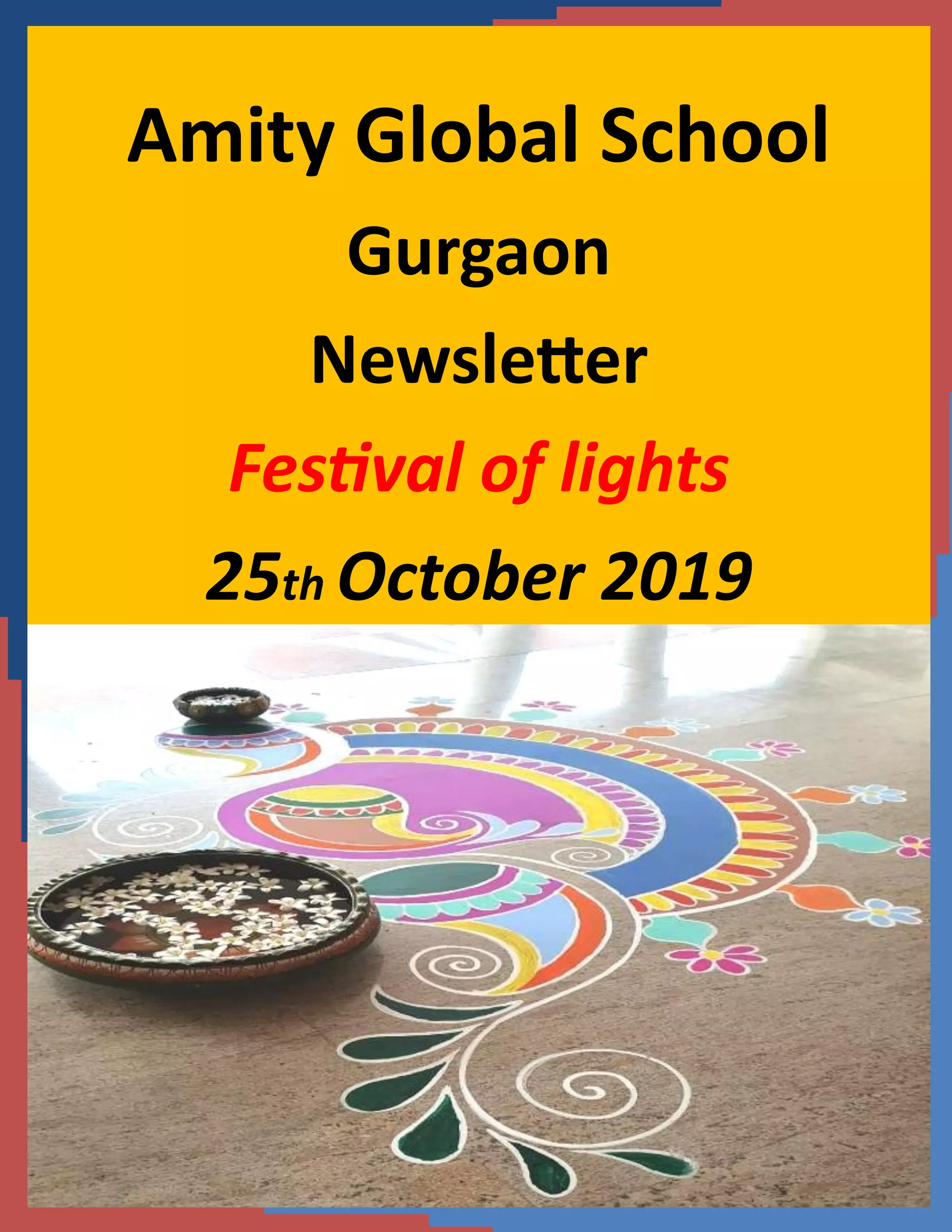 Newsletter on Festivals of Lights 2019 | PDF