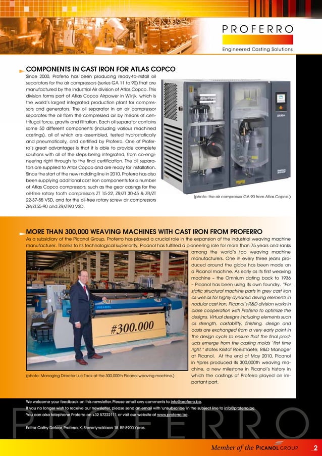 Newsletter Proferro Q22011 Eng | PDF