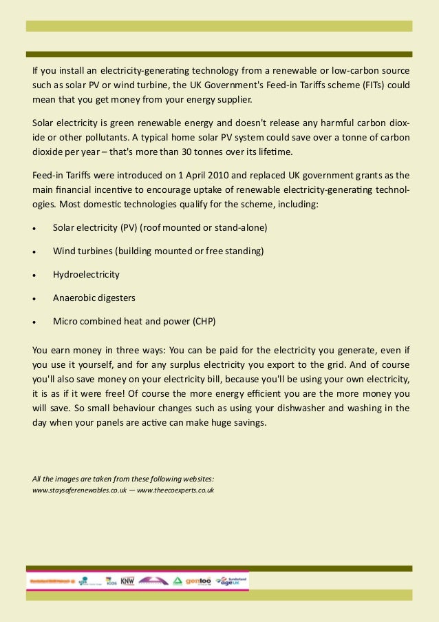 Newsletter renewable energies