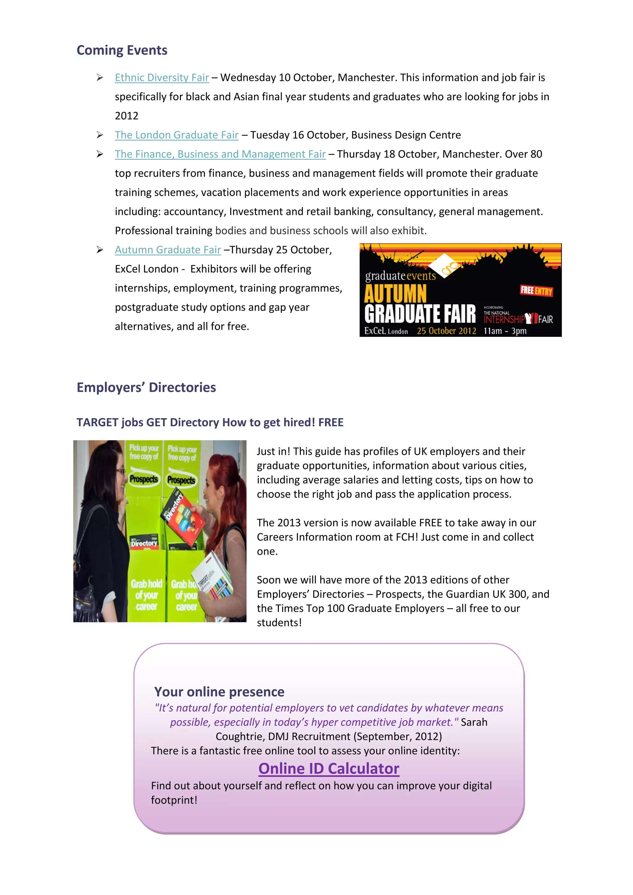 Newsletter Sept '12 | PDF