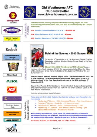 Newsletter September 2010 | PDF