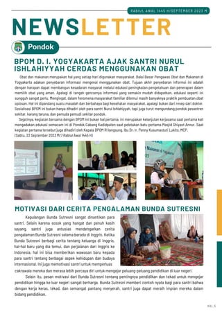 Newsletter edisi 17 | September 2023 | PDF