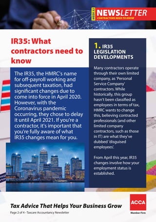 IR35: What contractors need to know | PDF