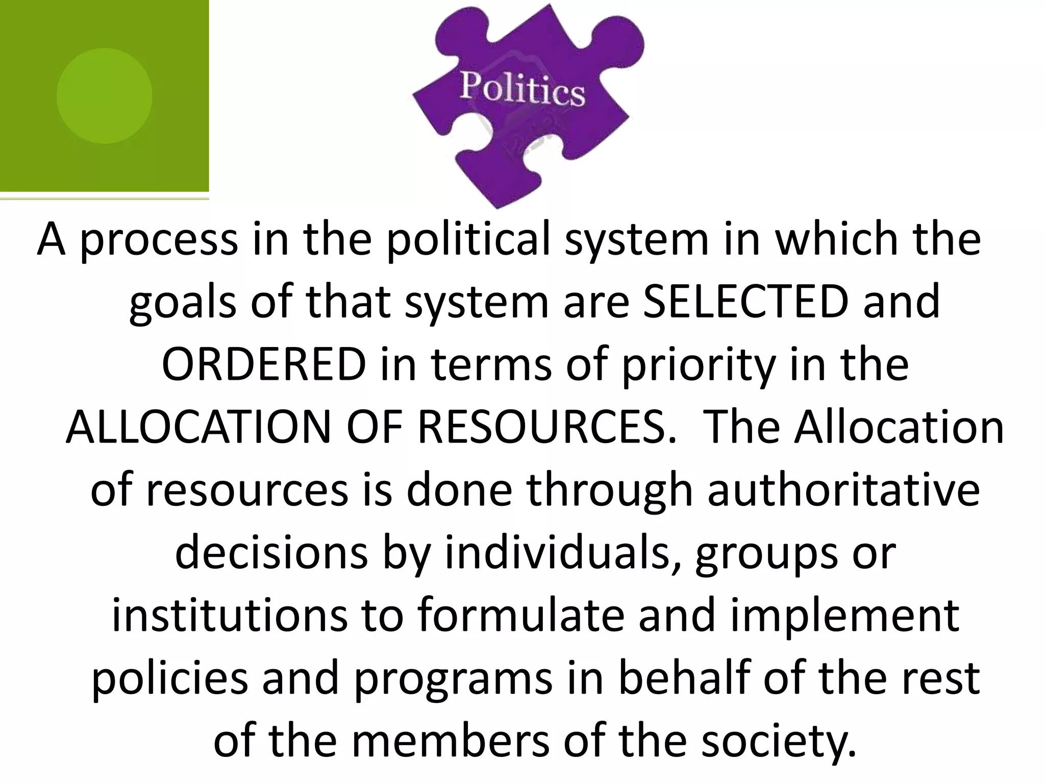 POLITICS | PPTX