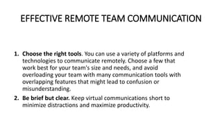 New Slides for Team and remote Communication.pptx