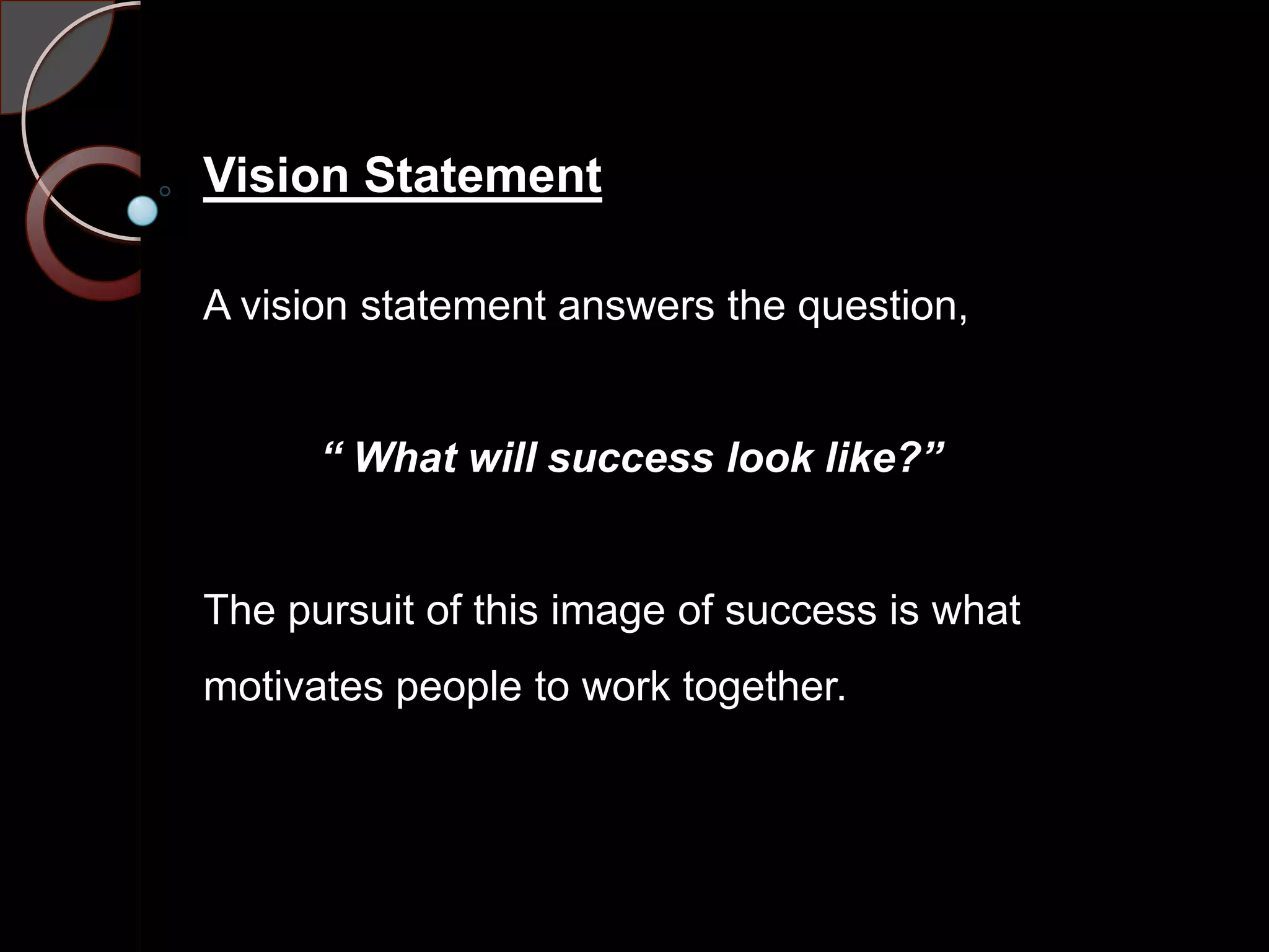 vision, mission, goals and objectives | PPTX | Business | Business and ...
