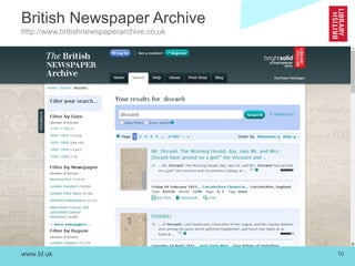 News media at the British Library | PPT