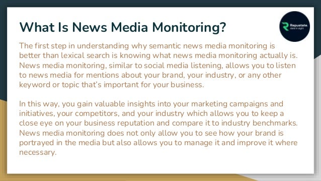 News media monitoring | PPTX