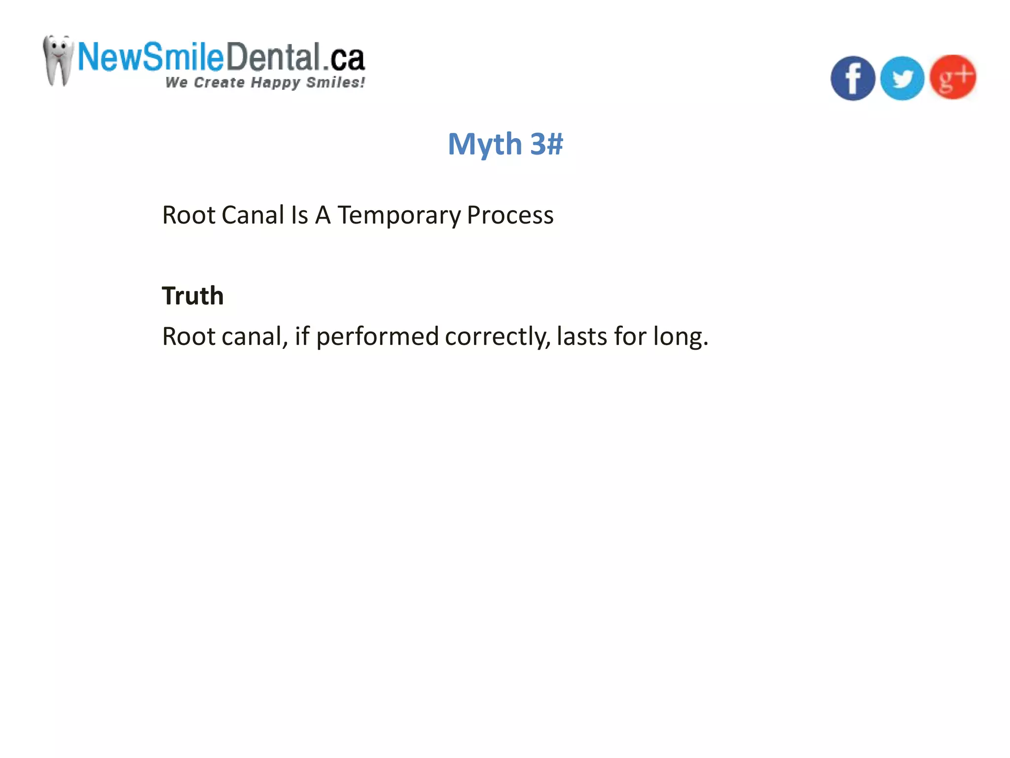 Three Root Canal Myths | PDF