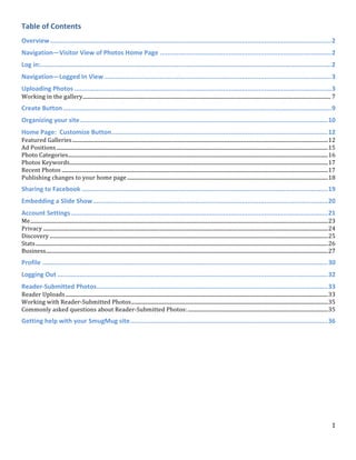 New smug mug reference guide | PDF