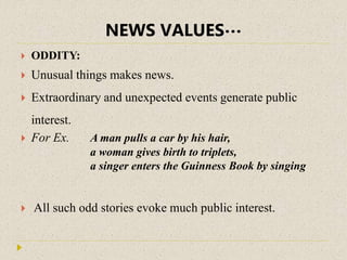 News & newsvalues | PPT