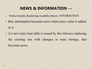 News & newsvalues | PPT