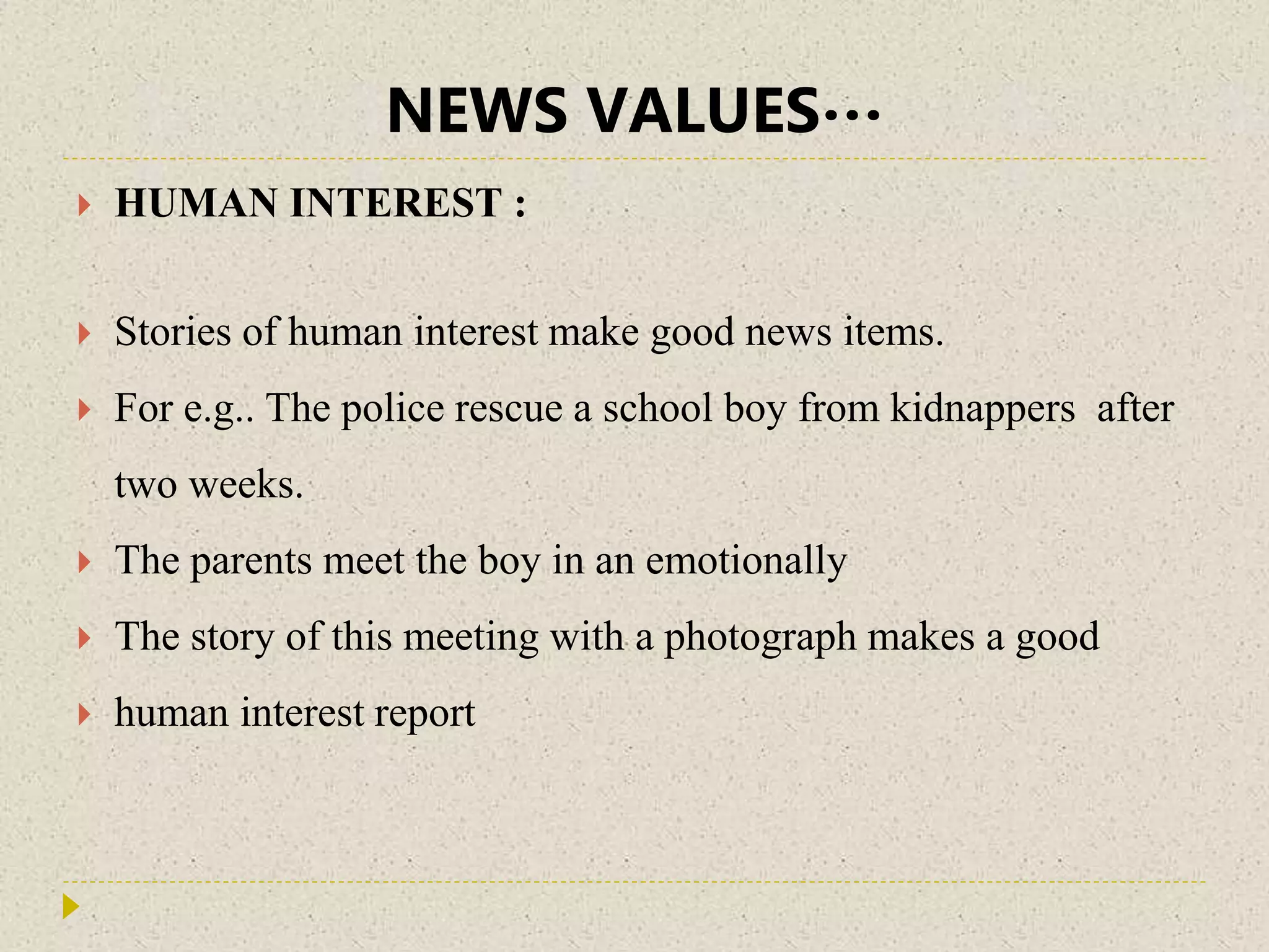 News & newsvalues | PPTX