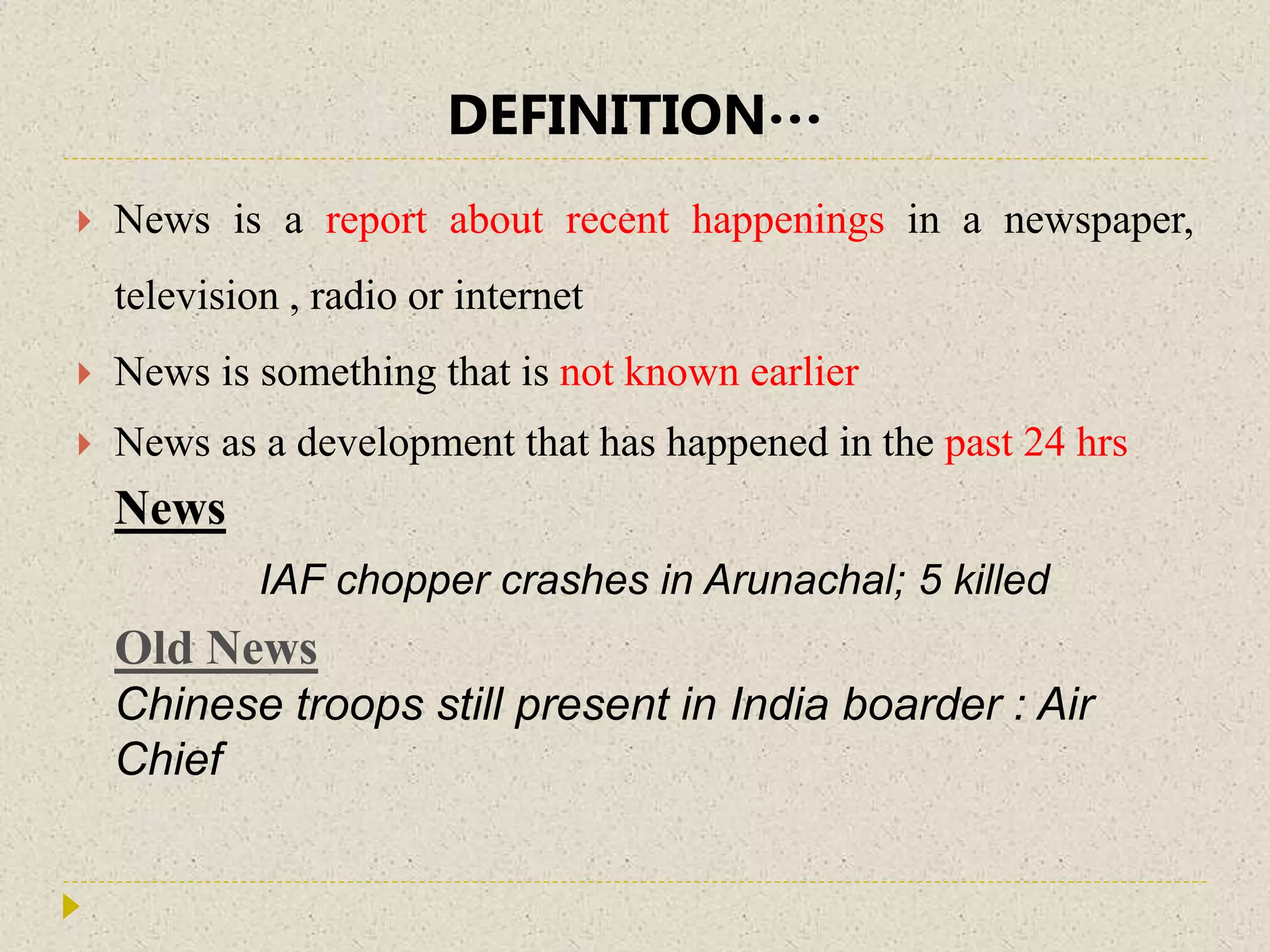 News & newsvalues | PPTX