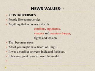 News & newsvalues | PPTX