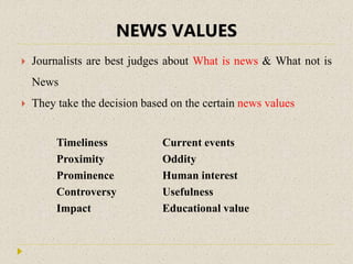 News & newsvalues | PPTX