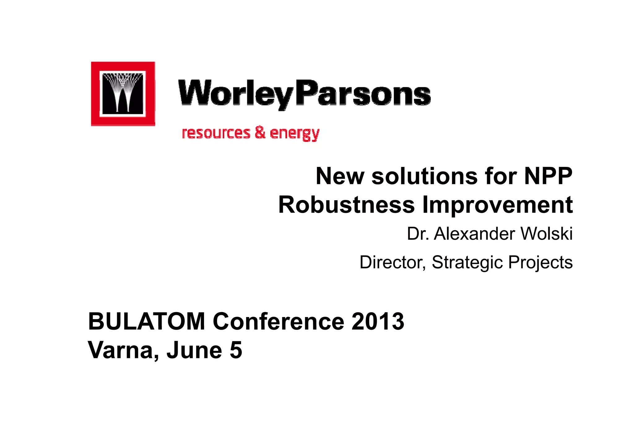 New Solutions for NPP Robustness Improvement | PDF
