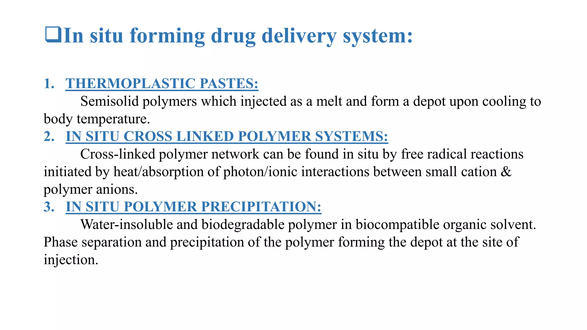 PARENTERAL CONTROLLED DRUG DELIVERY SYSTEM(PCDDS) | PPTX