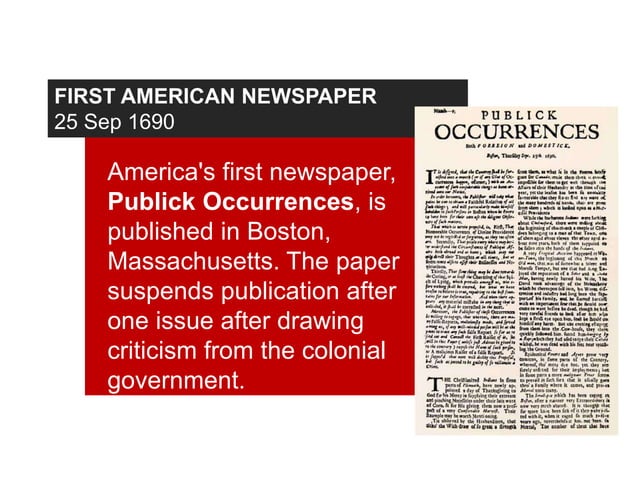 History of American Newspaper | PPTX
