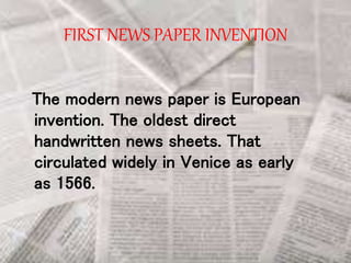 News paper | PPTX