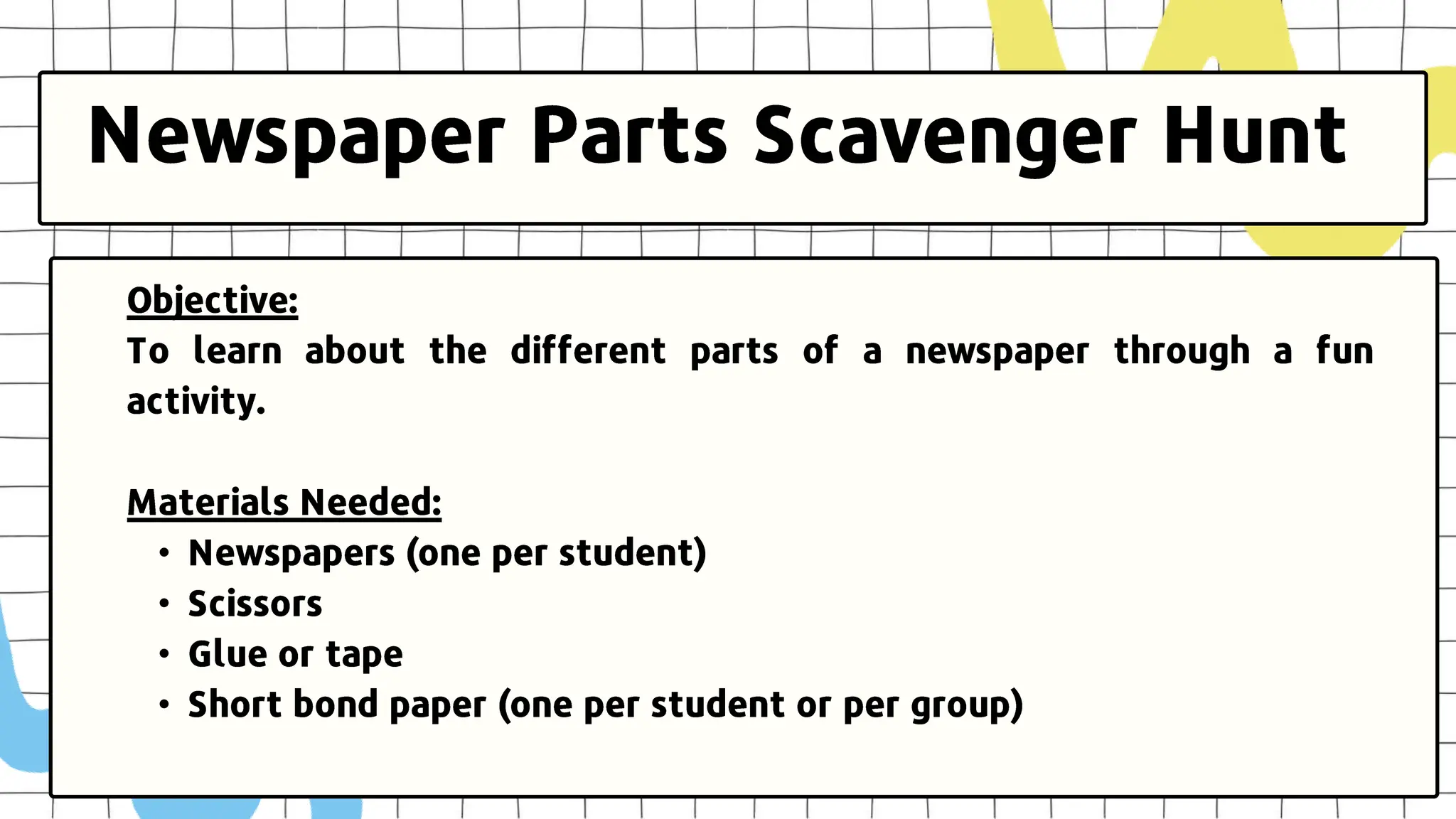 Parts of a Newspaper - GRADE 7MODULE 2023-2024 | PPTX