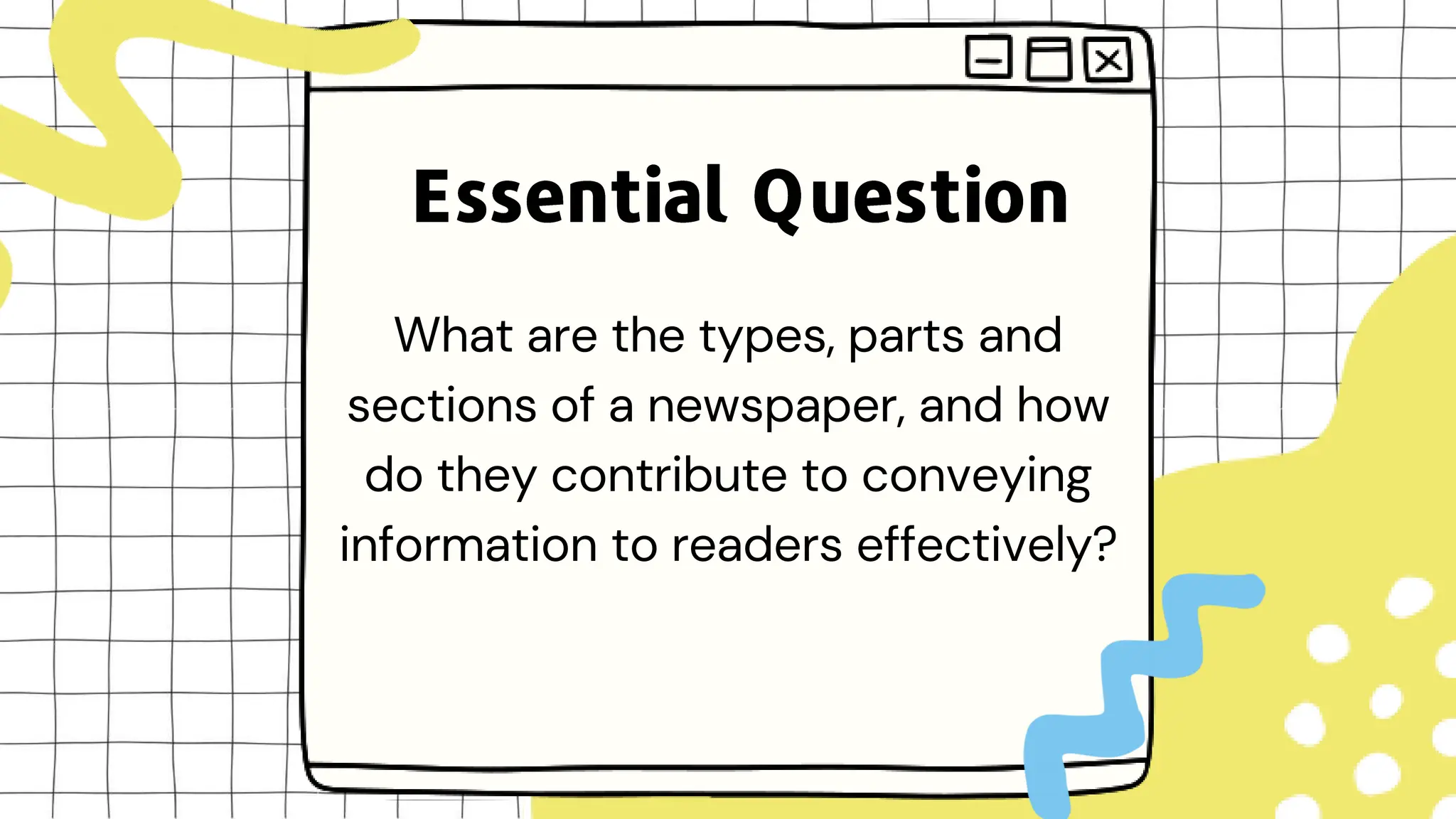 Parts of a Newspaper - GRADE 7MODULE 2023-2024 | PPTX