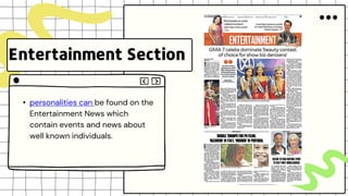 Parts of a Newspaper - GRADE 7MODULE 2023-2024 | PPTX