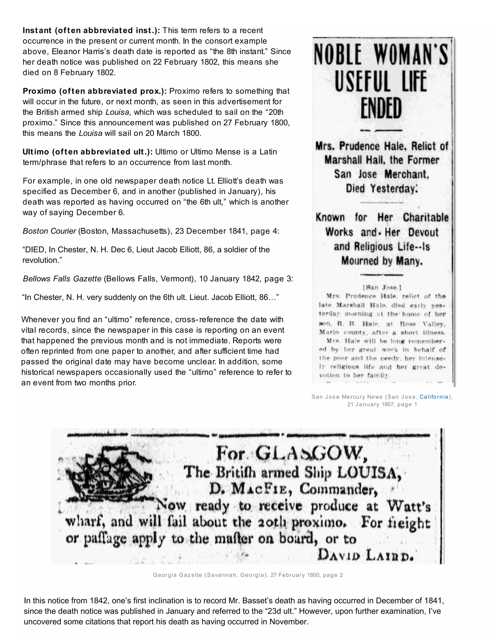 Understanding Newspaper Terminology in Historical Newspapers | PDF