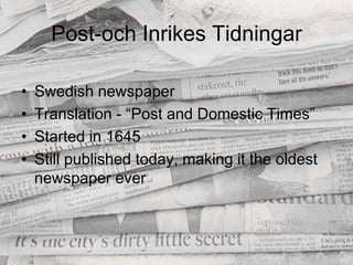 Evolution of Newspaper | PPTX