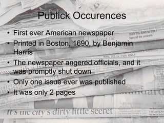 Evolution of Newspaper | PPTX