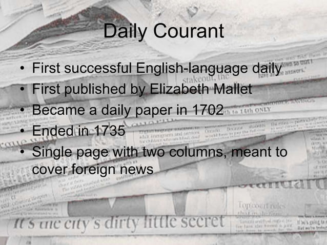 Evolution of Newspaper | PPT