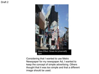 Newspaper ad drafts | PPT