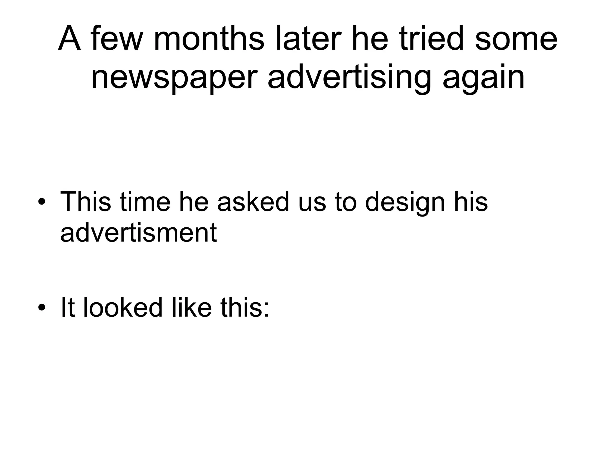 Newspaper Advertising For Small Business | PPT