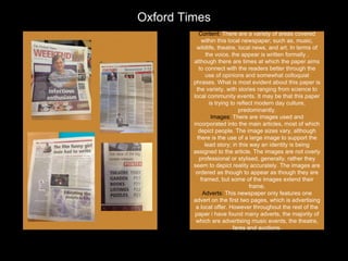 Newspaper Analysis | PPTX