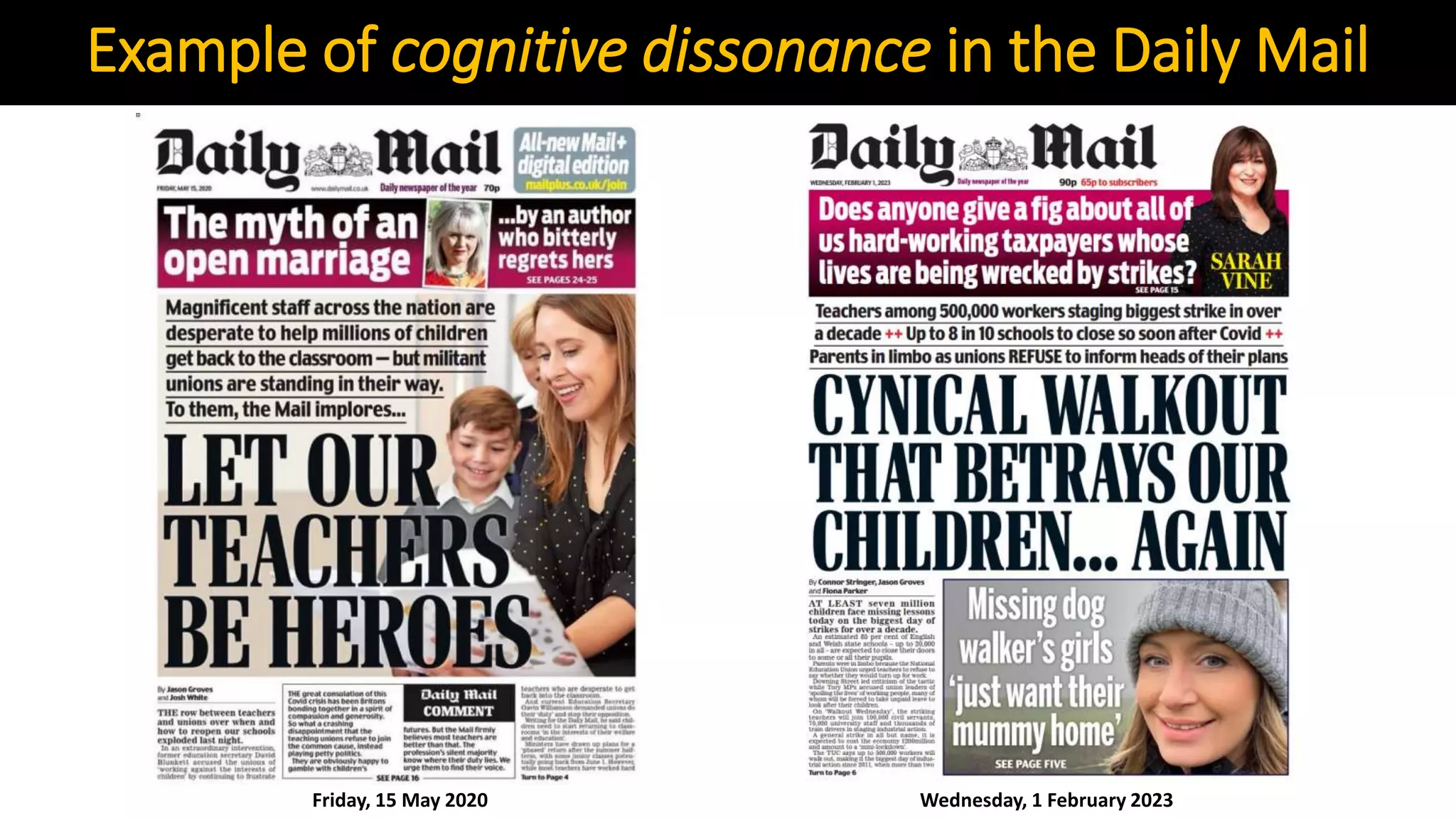 Newspaper analysis task 1_Daily Mail mediation and cognitive disonance.pptx