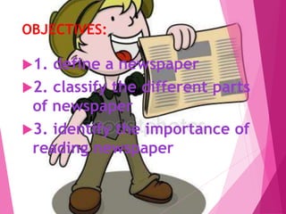 Newspaper and its' parts | PPSX