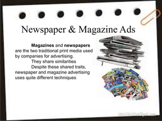 Newspaper and magazines | PPTX