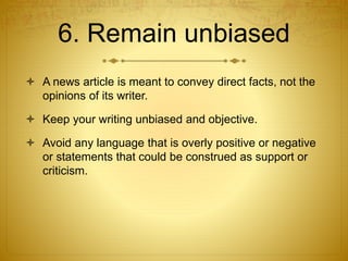 Newspaper Article | PPTX