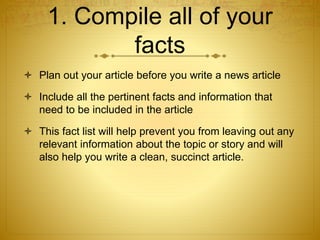 Newspaper Article | PPTX