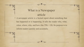 Newspaper article presentation- Purav.pptx