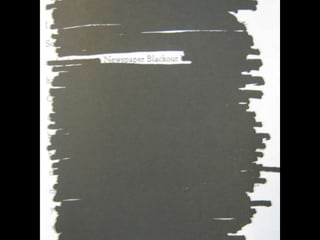 Newspaper Blackout Examples | PPTX