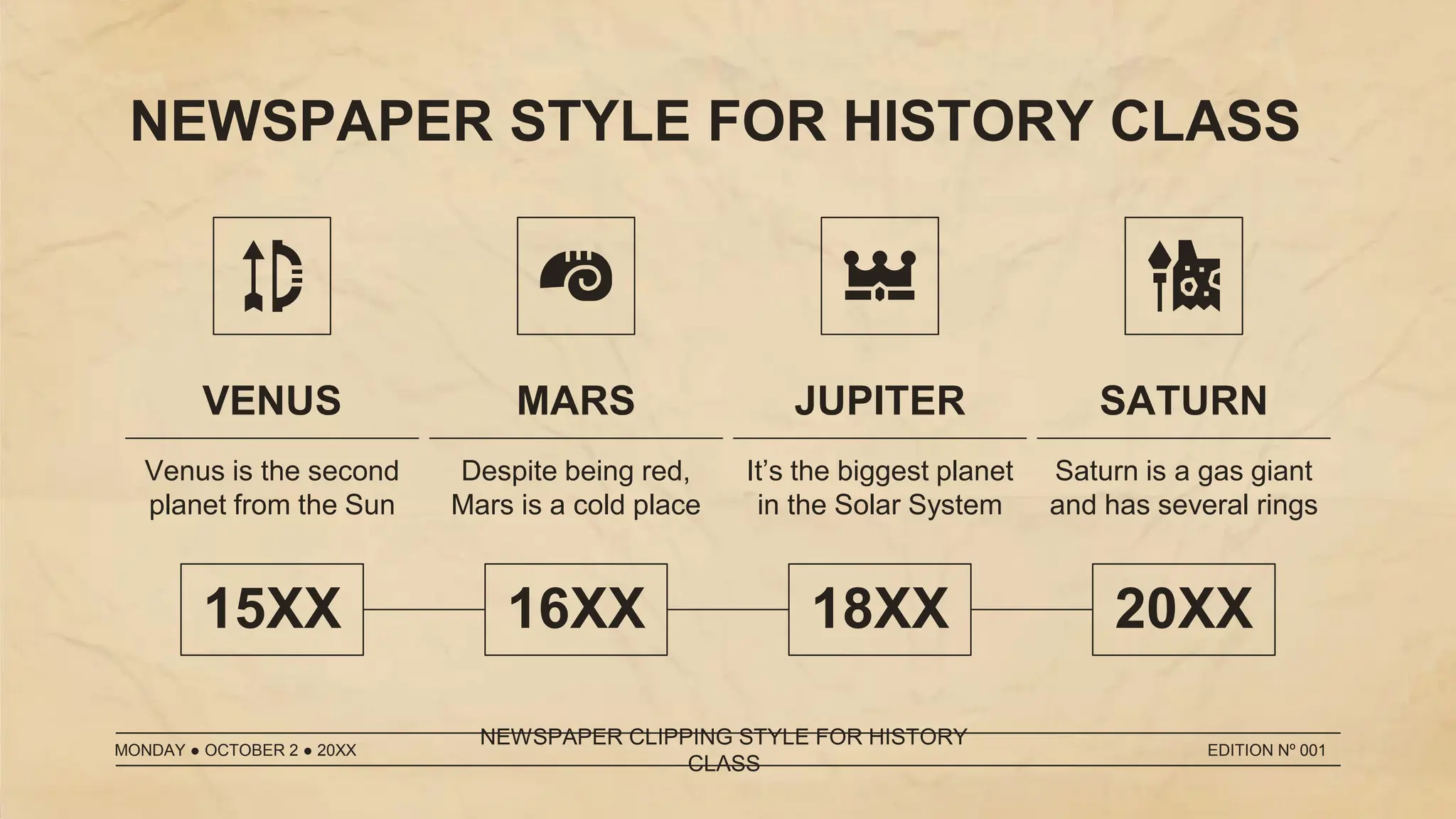 Newspaper Clipping Style for History Class Infographics by Slidesgo.pptx
