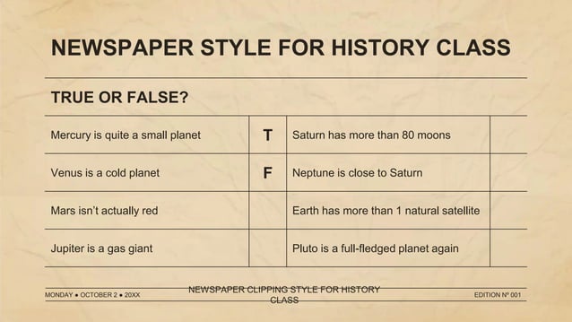 Newspaper Clipping Style for History Class Infographics by Slidesgo.pptx