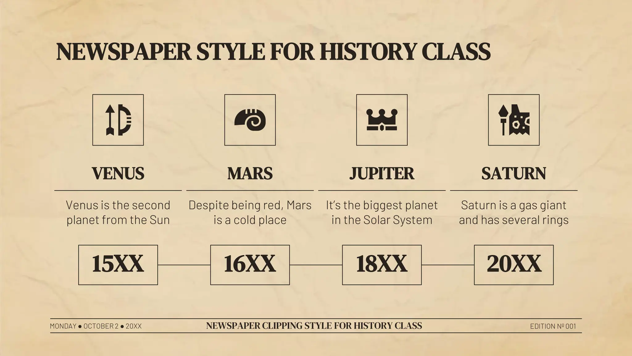 Newspaper Clipping Style for History Class Infographics by Slidesgo.pptx