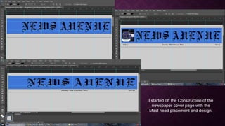 Newspaper cover page construction | PPT