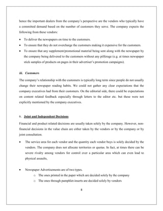 Newspaper distribution | PDF