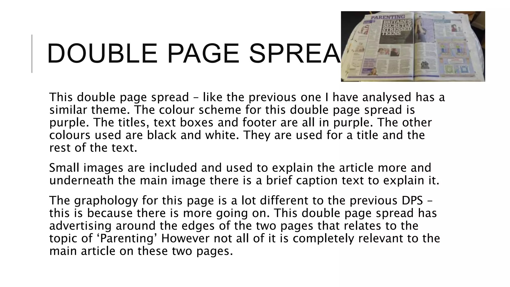 Newspaper double page spreads & advertisements | PPTX