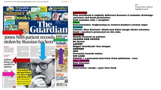 newspaper front powerpoint..pptxxxxxxxxx | PPT